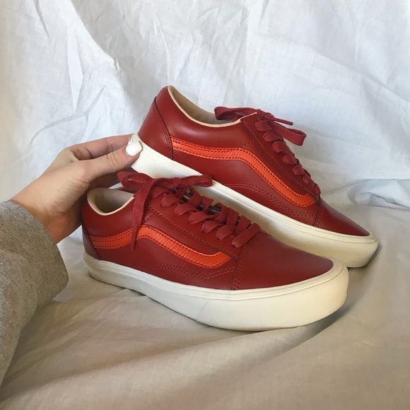 Vans | Shoes | Red On Red Old Skool Rare Vans | Poshmark